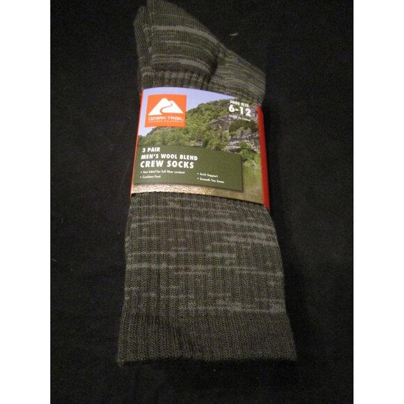 Ozark Trail | Underwear & Socks | Mens Ozark Trail 3 Pair Green Holy ...